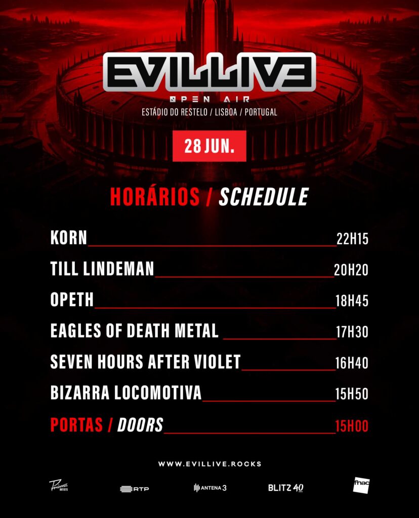 Divulgados os horários para o Evil Live Open Air - Metal Global