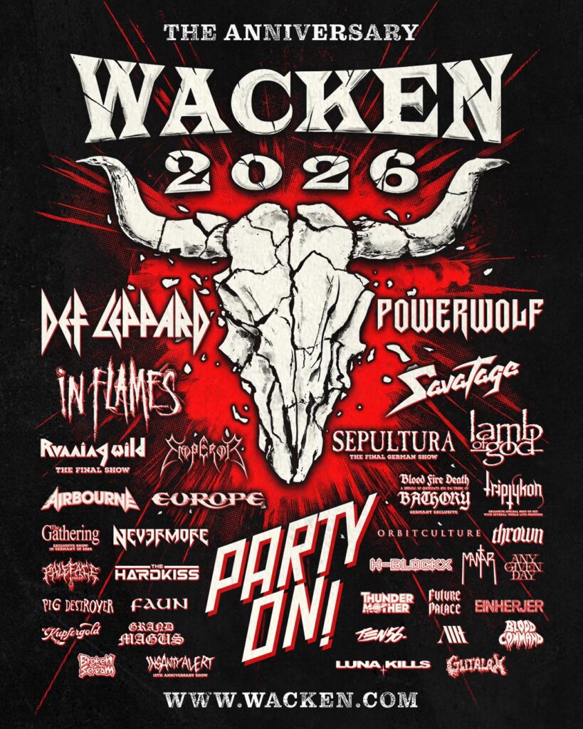 Wacken Open Air confirma primeiros nomes para 2026 - Metal Global